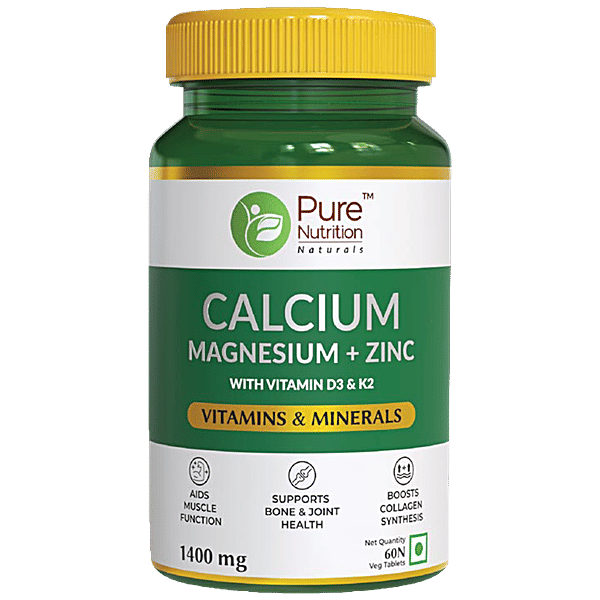 Buy Pure Nutrition Calcium Tablet - Supports Bone & Joint Health Online ...