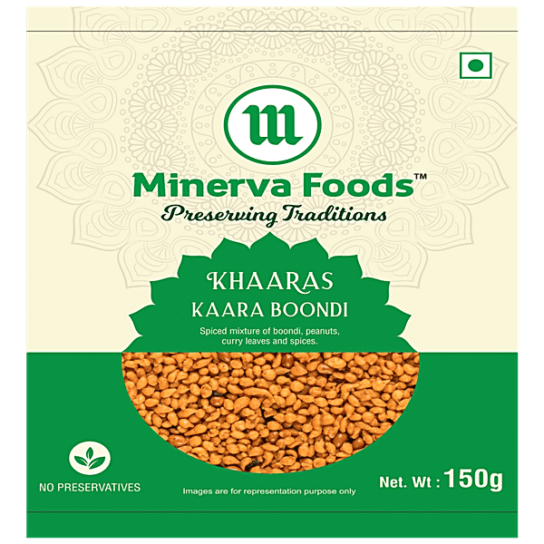 Buy Minerva Foods Kaara Boondhi - Traditional Taste With Peanuts ...