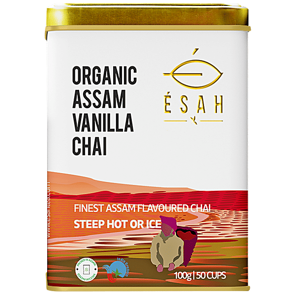 Buy Esah Tea Organic Assam Vanilla Chai - Refreshing, Aromatic ...