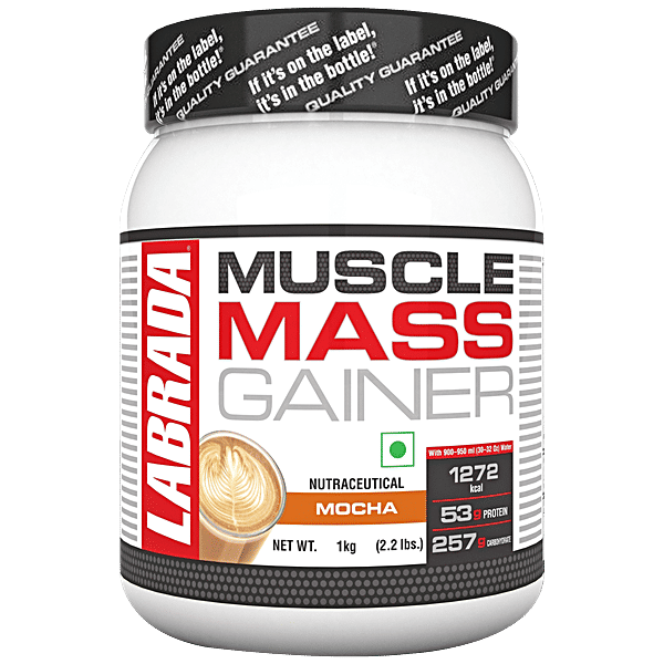 Buy Labrada Muscle Mass Gainer Post-Workout, 1272 kcal, 53g Protein ...