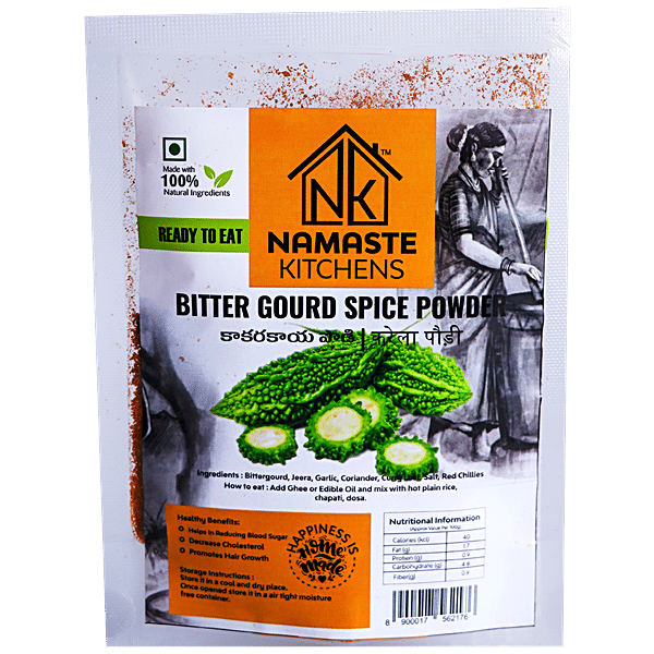 Buy NAMASTE KITCHENS Bitter Gourd Spice Powder - Ready To Eat, Helps In ...