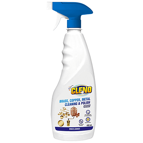 Buy Cleno Brass, Copper, Metal Cleaning & Polish Spray - For Home ...
