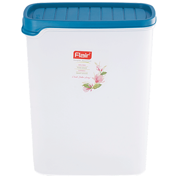 Buy Flair Plastics Storage Container - Smart Design, Rectangle, Blue ...
