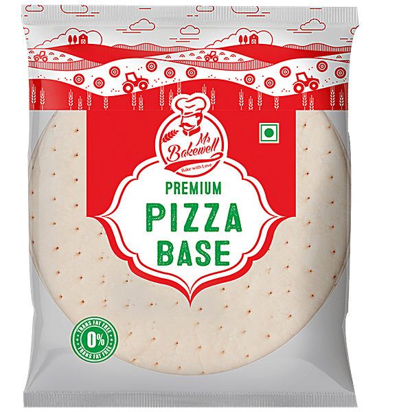 Buy Mr Bakewell Premium Pizza Base - Made With Refined Wheat Flour ...