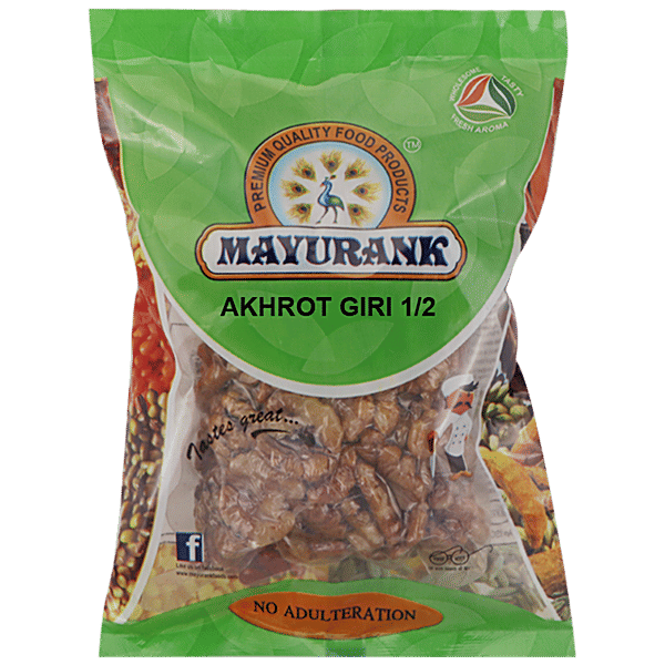 Buy Mayurank Akhrot Giri 1/2 - Walnut Kernels, Rich In Omega 3 Online ...