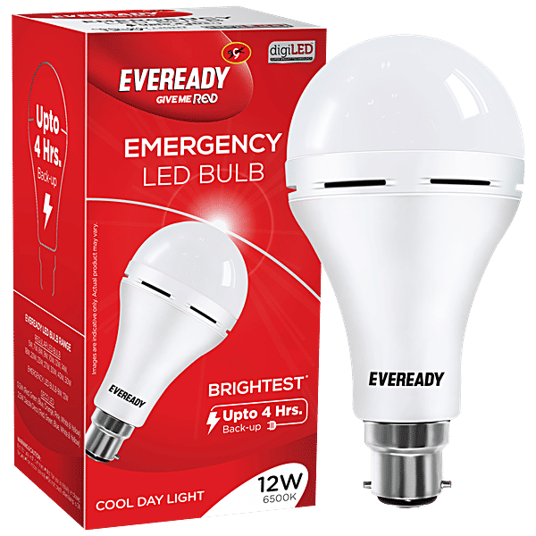 Buy Eveready 12 W Emergency Inverter LED B22D LED Light Bulb - 4 Hour ...