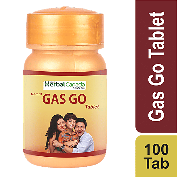 Buy Herbal Canada Gas Go Tablet - Ayurvedic Medicine, Good For ...