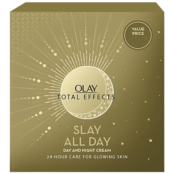 Buy Olay Total Effects Day Cream + Night Cream - Slay All Day Pack ...