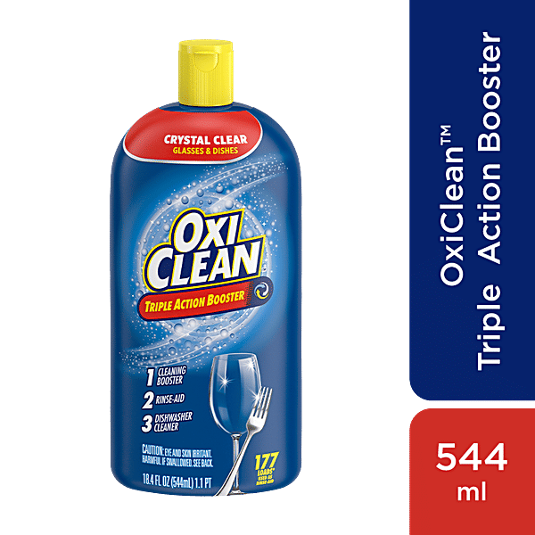 Buy Oxiclean Triple Action Dishwasher Booster Liquid - Removes Tough ...