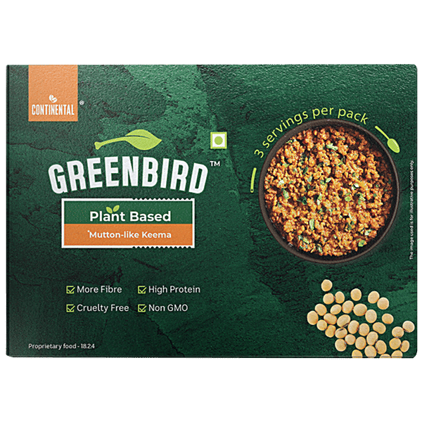 Buy Continental Greenbird Plant Based Mutton Keema - Good Source Of ...