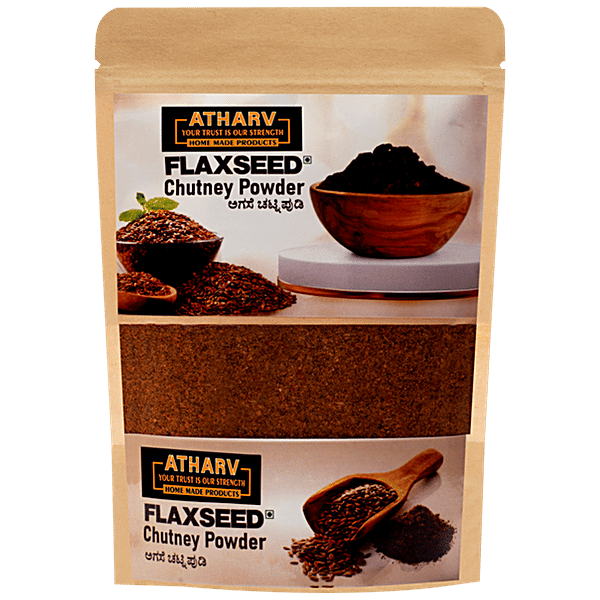 Buy Atharv Home Made Products Flaxseed Chutney Powder - Spice Blend ...