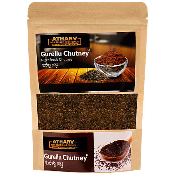 Buy Atharv Home Made Products Niger Seeds/Gurellu Chutney - Spice Blend ...