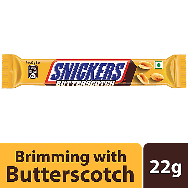 Buy Snickers Butterscotch Chocolate Bar - Premium & Rich Online at Best ...