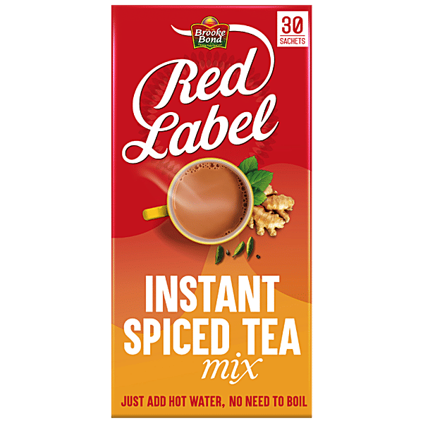 Buy Red Label Instant Spiced Tea Mix - Rich Flavour & Aroma, Add Hot ...