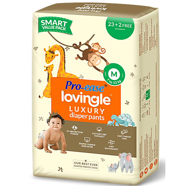 Buy Pro-Ease Lovingle Luxury Diaper Pants - Cottony Dry Top Sheet ...