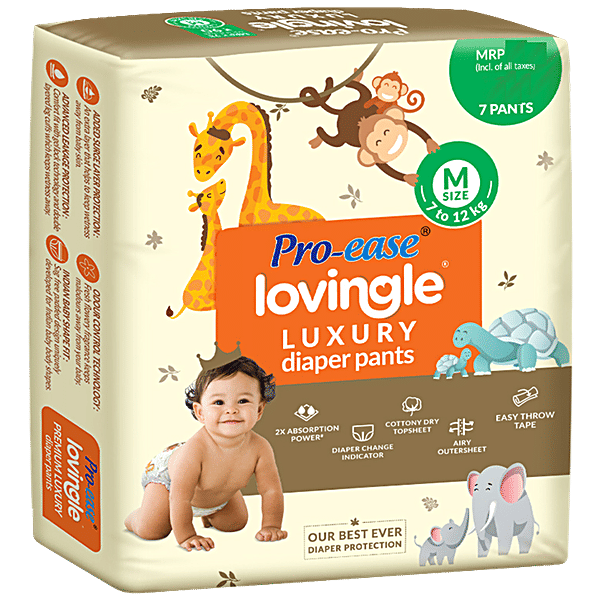 Buy Pro-Ease Lovingle Luxury Diaper Pants - Medium Online at Best Price ...