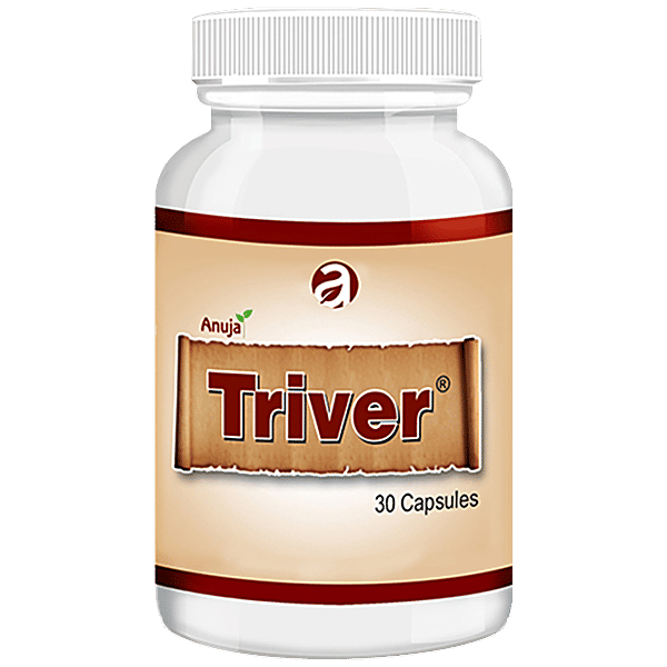Buy ANUJA HERBACEUTICALS Triver Capsules - Controls Viral Fever, Flu ...