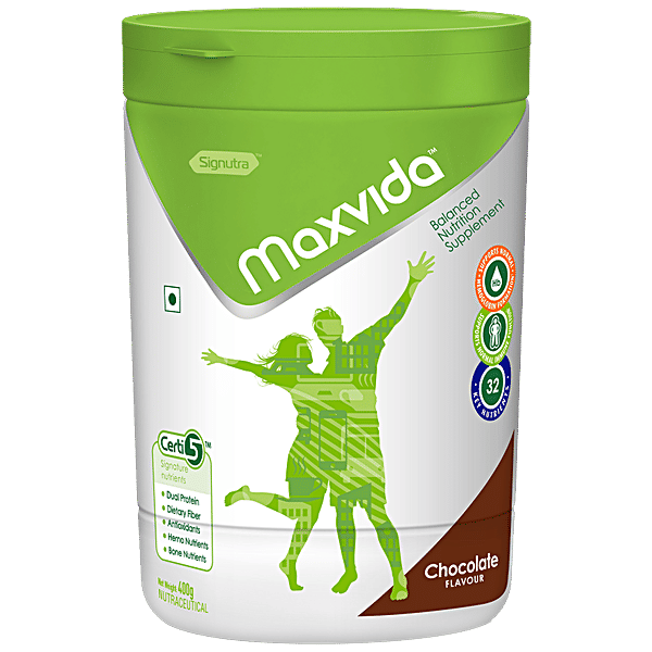 Buy Maxvida Balanced Nutrition Supplement For Adults With High Protein ...