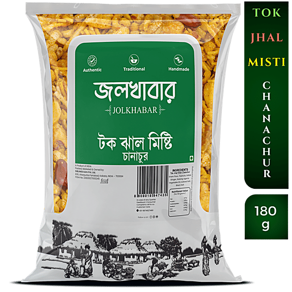 Buy JOLKHABAR Tok Jhal Misti Chanachur Bengali Snack - Authentic ...