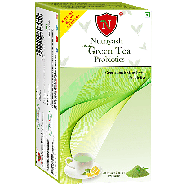 Buy Nutriyash Green Tea With Probiotics - Healthy, Helps Manage Sugar ...