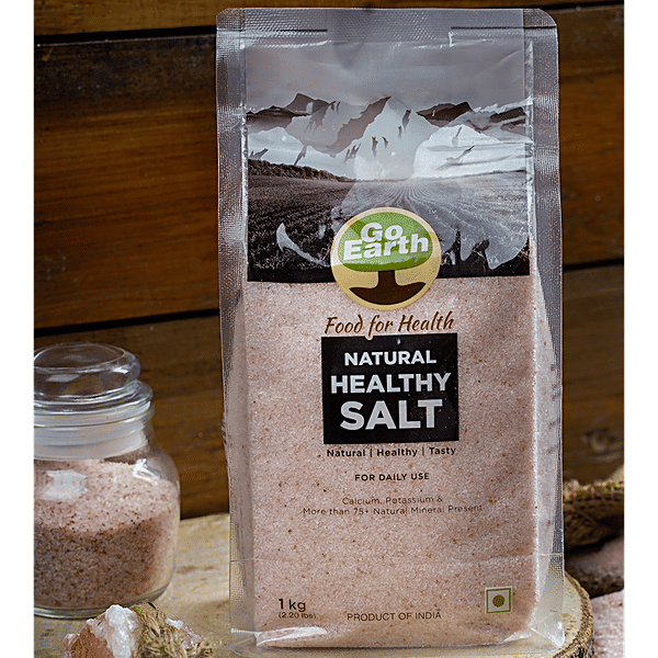 Buy GO EARTH Natural Rock Salt / Sendha Namak - Unprocessed, Nutritious ...