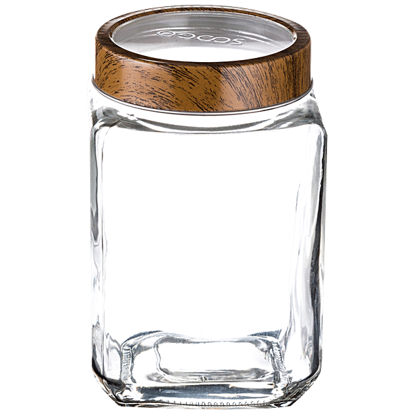 Buy Soogo Woody Cube Jar For Beverages - Trendy & Fashionable, Food ...