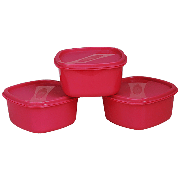 Buy Princeware Store Fresh Square Container - Plastic, Durable, BPA ...