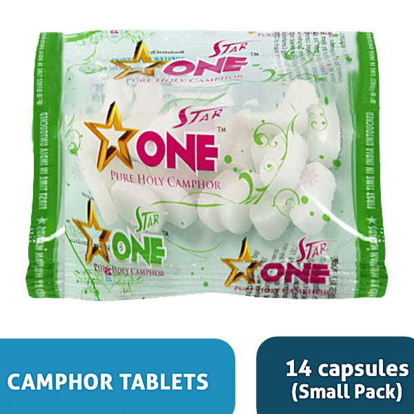 Buy Star One Pure Camphor Tablets - Refreshing Aroma, Leaves No Residue ...