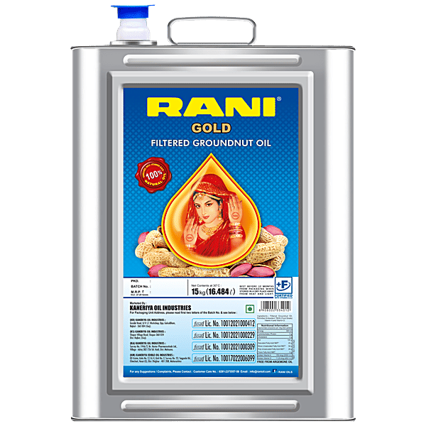 Buy Rani Gold Filtered Groundnut Oil Online at Best Price of Rs 2792.54 ...