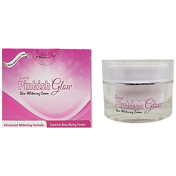 Buy Queue Pinkish Glow Skin Whitening Cream - Removes Acne, Wrinkles ...
