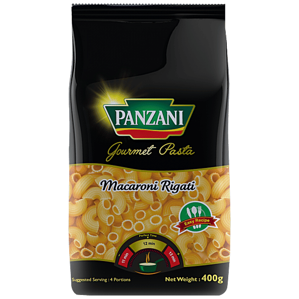 Buy Panzani Macaroni Rigati Pasta - Durum Wheat Semolina Online at Best ...