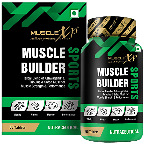 Buy MuscleXP Muscle Builder Sports Tablet - For Strength & Performance ...