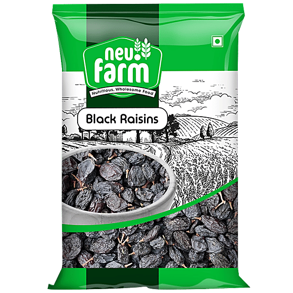 Buy neu.farm Black Raisins/Kishmish - Seedless, Nutritious, Wholesome ...