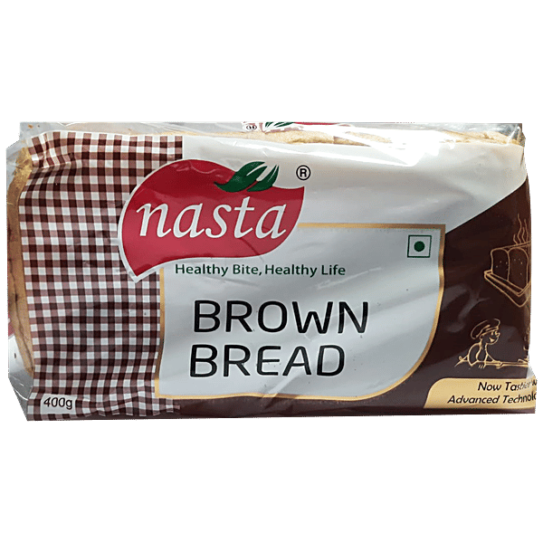 Buy Nasta Brown Bread - Soft, Healthy, Rich In Protein, Vitamins, Fibre ...