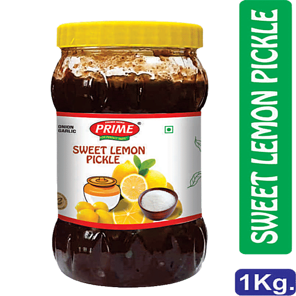 Buy PRIME Sweet Lemon Pickle - No Onion, No Garlic, Authentic Taste ...