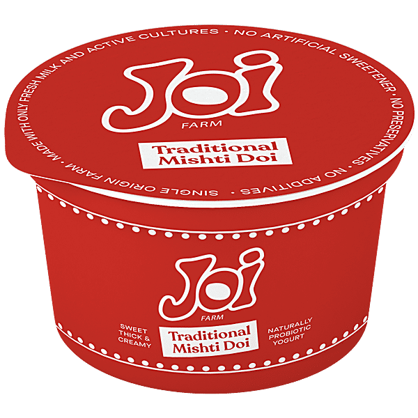 Buy Joi Farm Traditional Mishti Doi - Sweet, Thick & Creamy, No Added Preservatives Online at ...