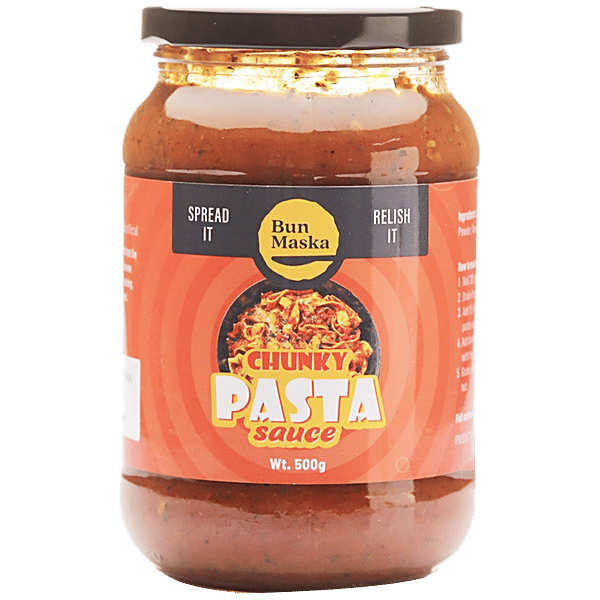 Buy Bun Maska Chunky Pasta Sauce - With Hand Crushed Tomatoes Chunks ...