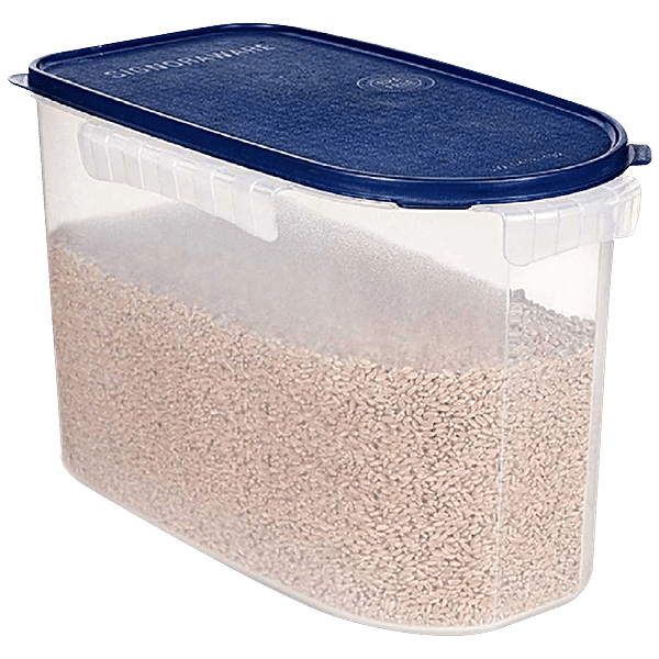 Buy Signoraware Rice Keeper & Kitchen Organiser - Blue, Rectangular ...