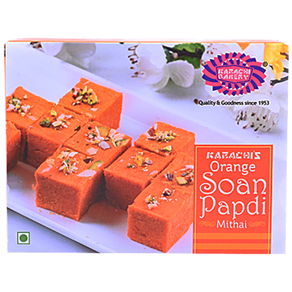 Buy Karachi Bakery Orange Soan Papdi Mithai - Authentic, Rich ...