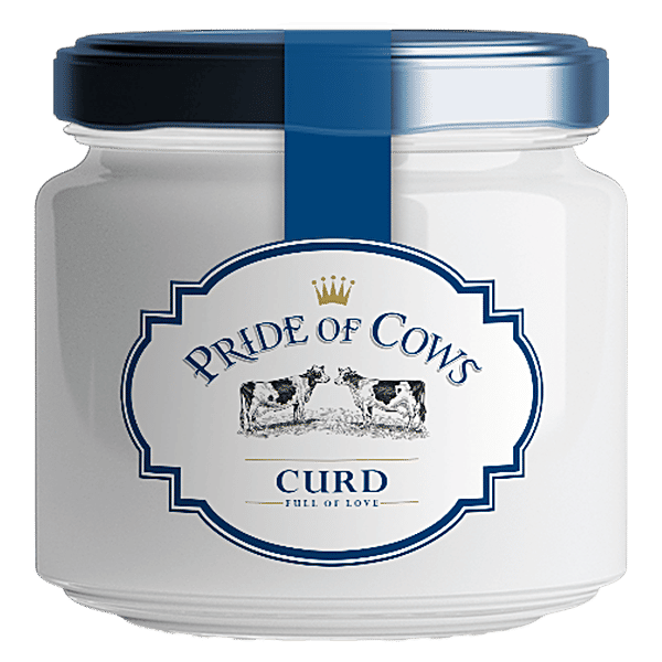 Buy Pride Of Cows Curd - Made From Fresh Milk, Thick & Creamy, No ...