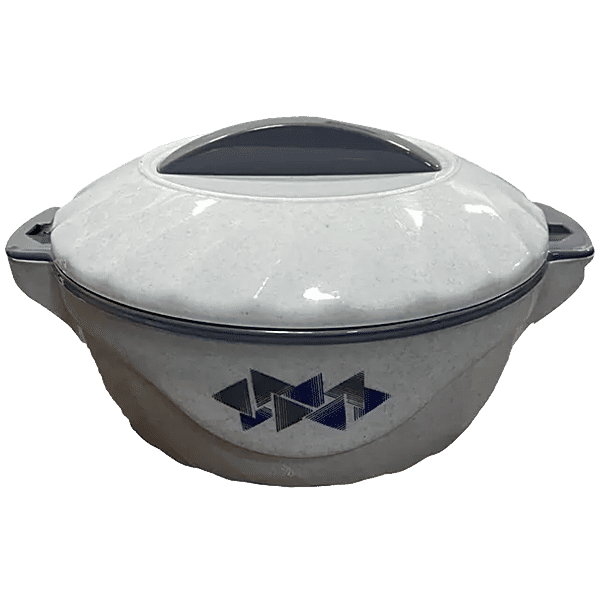 Buy Saura Casserole - Inner Steel, Insulated, White & Grey, Ambiance ...
