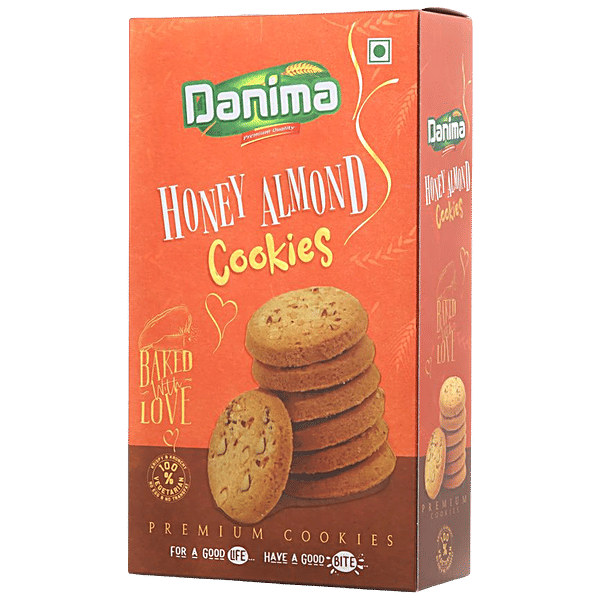 Buy Danima Honey Almond Cookies - Healthy & Tasty Online at Best Price ...
