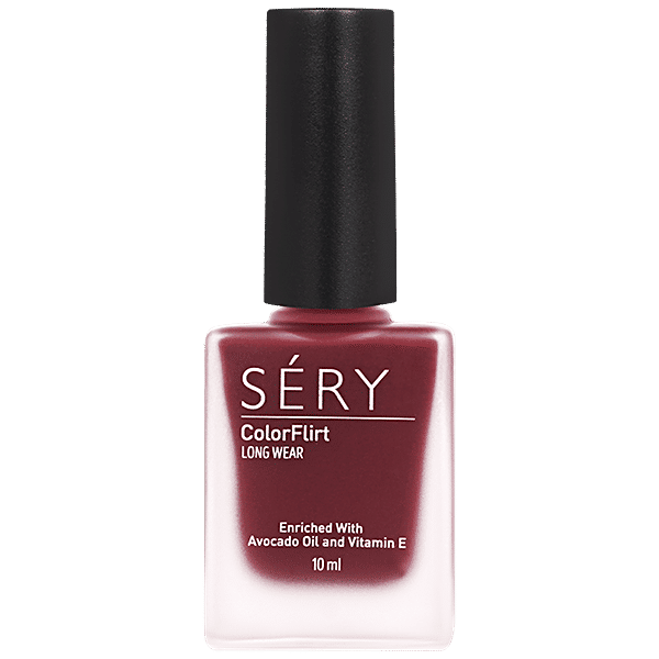 Buy Sery Color Flirt Nail Paint Matte - Chip-Resistant, Long Lasting ...