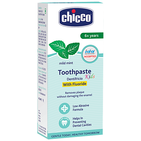 Buy Chicco Mild Mint Toothpaste - With Fluoride, Prevents Dental Cavity ...