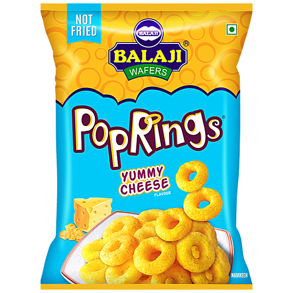 Buy Balaji Pop Rings - Yummy Cheese, Crispy, Crunchy Snack Online at ...
