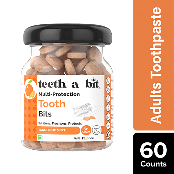 Buy teeth-a-bit Tooth Bits - Multiprotection, Tangerine Mint, For Fresh ...