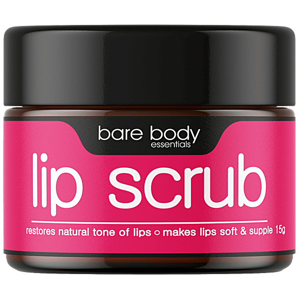 Buy Bare Body Essentials Lip Scrub - Restores Natural Tone, Makes Lips ...