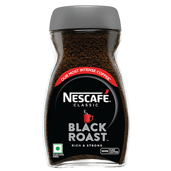 Buy Nescafe Classic Black Roast Instant Coffee - Rich, Strong & Intense ...