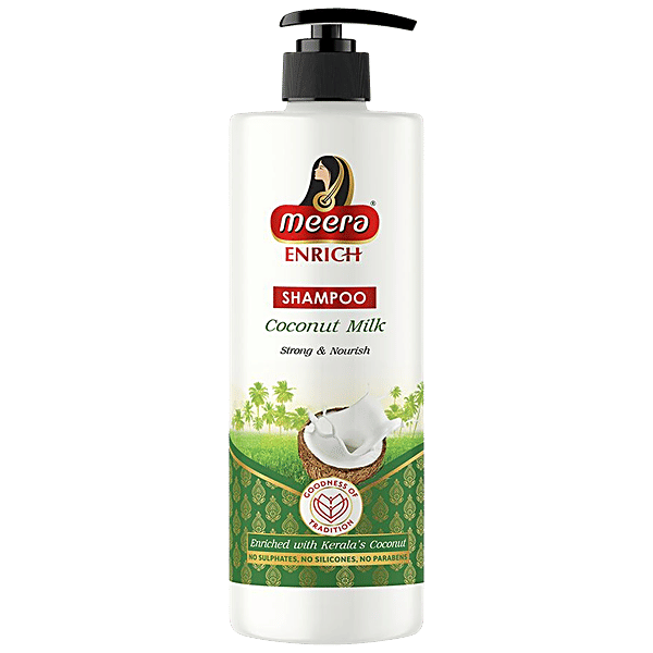 Buy Meera Enrich Shampoo - With Kerala's Coconut Milk, For Strong ...