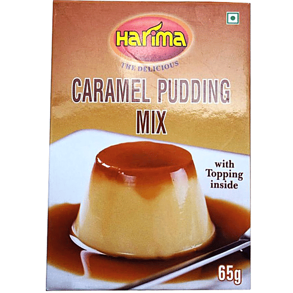 Buy HARIMA Caramel Pudding Mix - With Topping Inside, Easy To Cook ...
